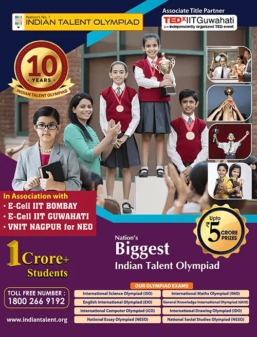 Register for Olympiad Exams | Maths Science Eng Gk olympiad